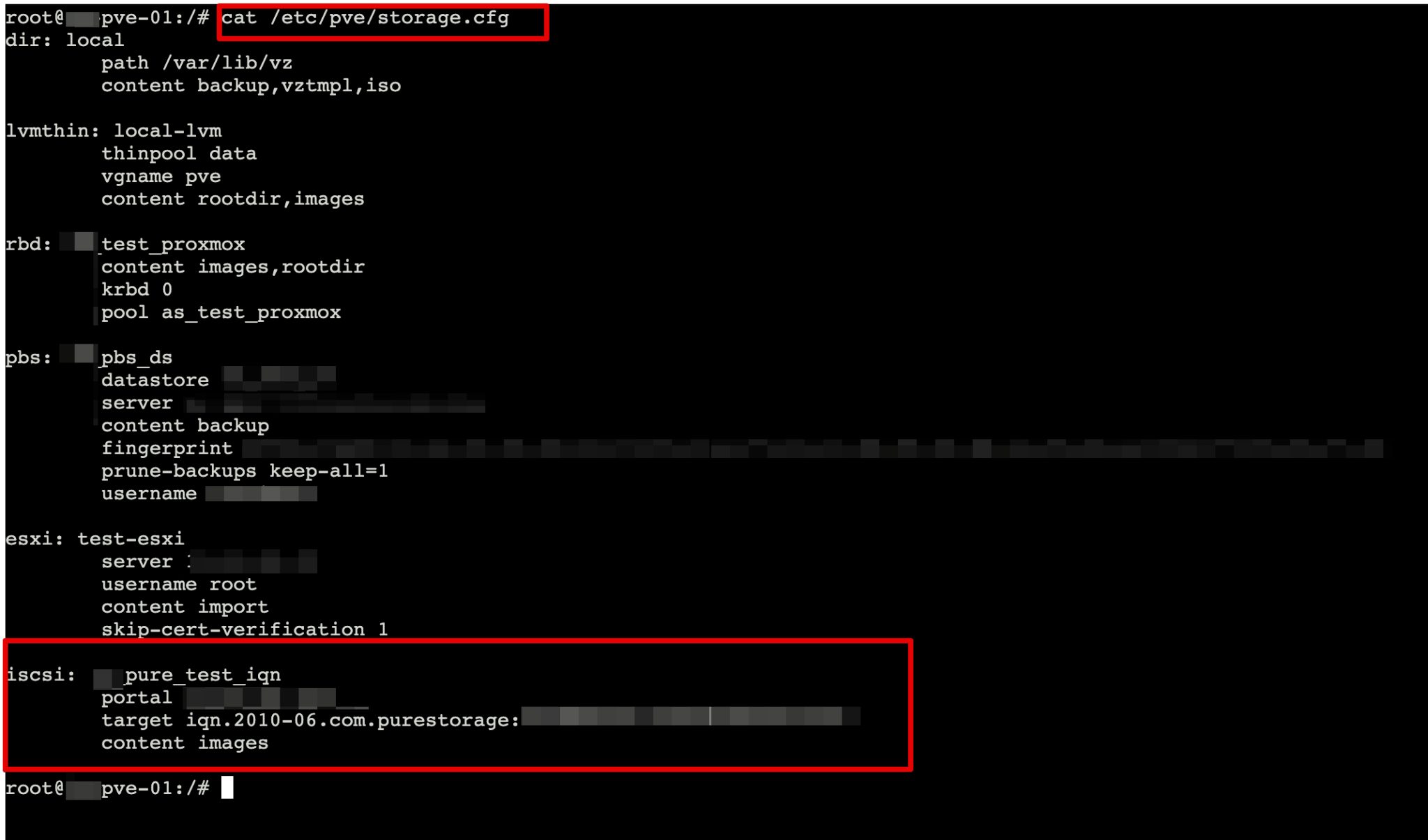 Proxmox VE with Pure Storage using iSCSI and LVM | BURAK AKTAŞ